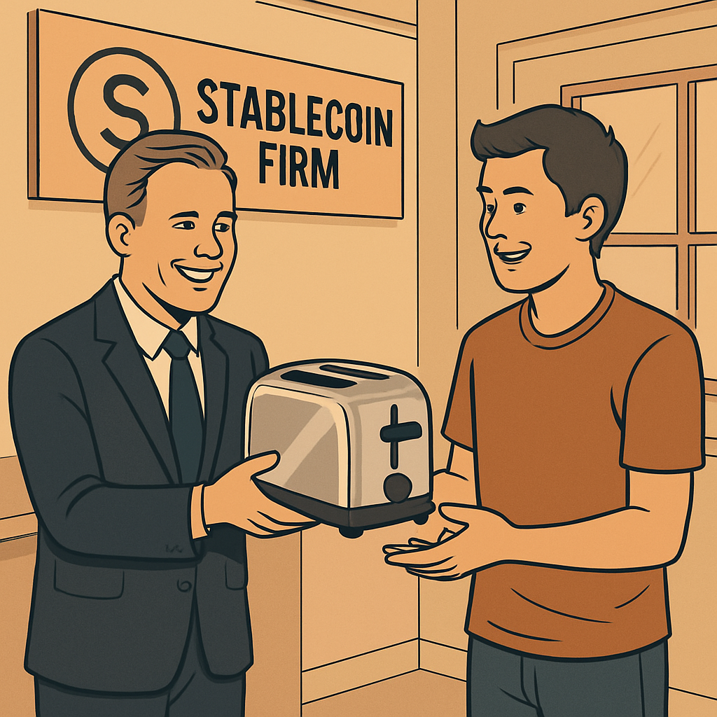 Buy Stablecoins and Receive … a Free Toaster? – HubbardOBrienEconomics ...